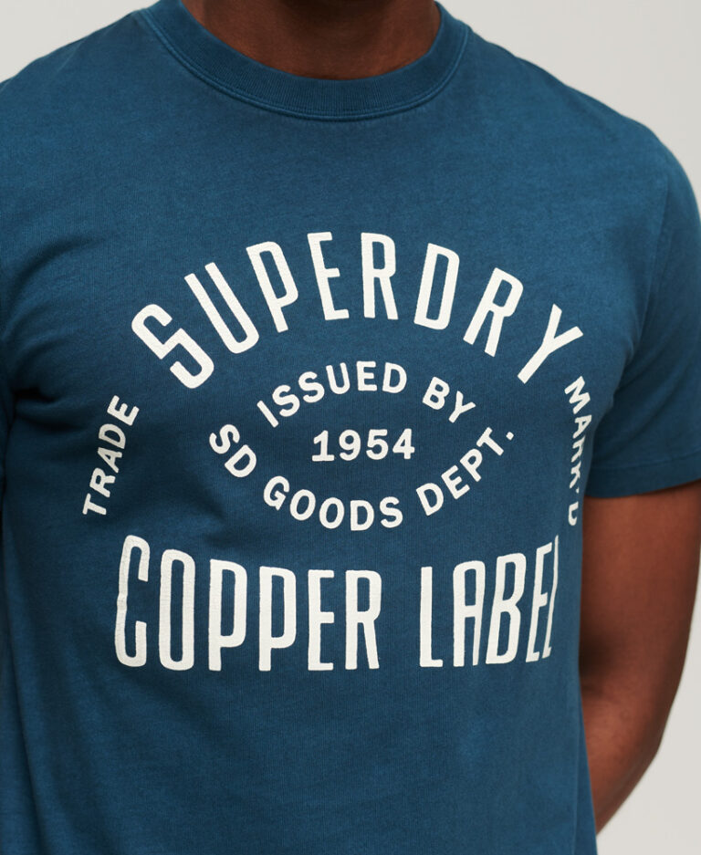 Organic Cotton Vintage Copper Label T-Shirt - Superdry