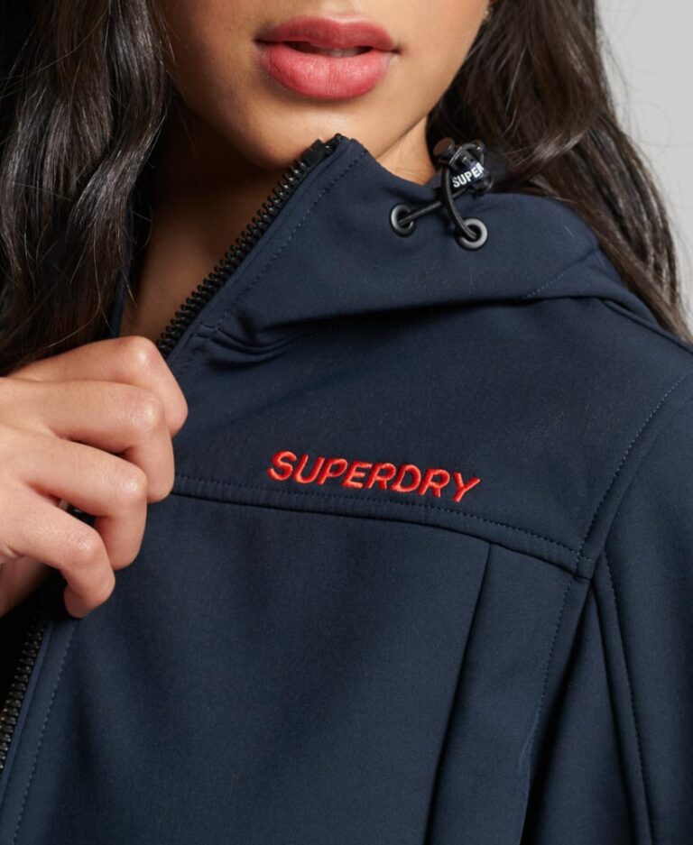 CODE Trekker Hooded Softshell Jacket - Superdry