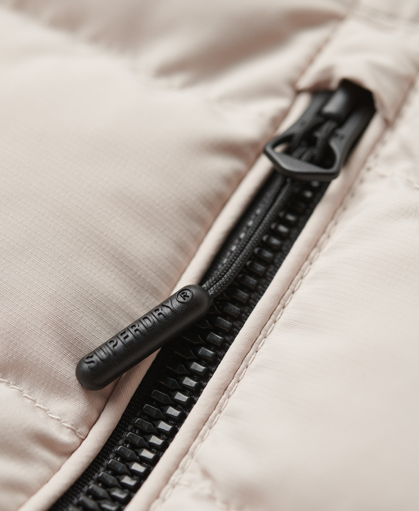 FUJI PRINT PADDED JACKET - CHATEAU GREY - Superdry