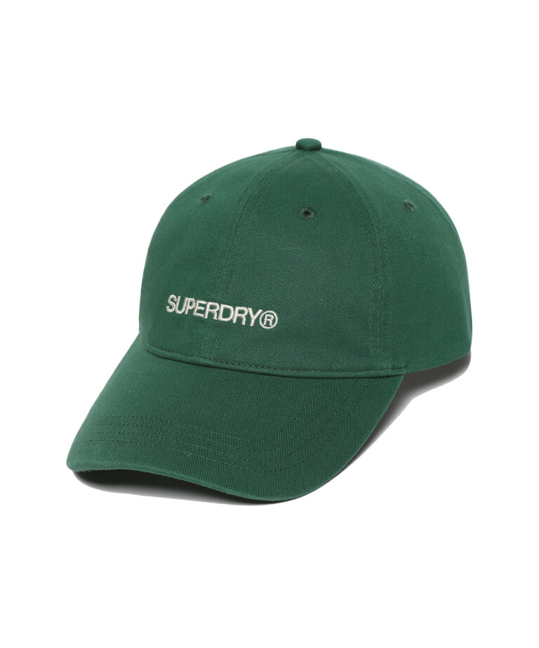 BASIC LOGO BALL CAP - GREEN - Superdry