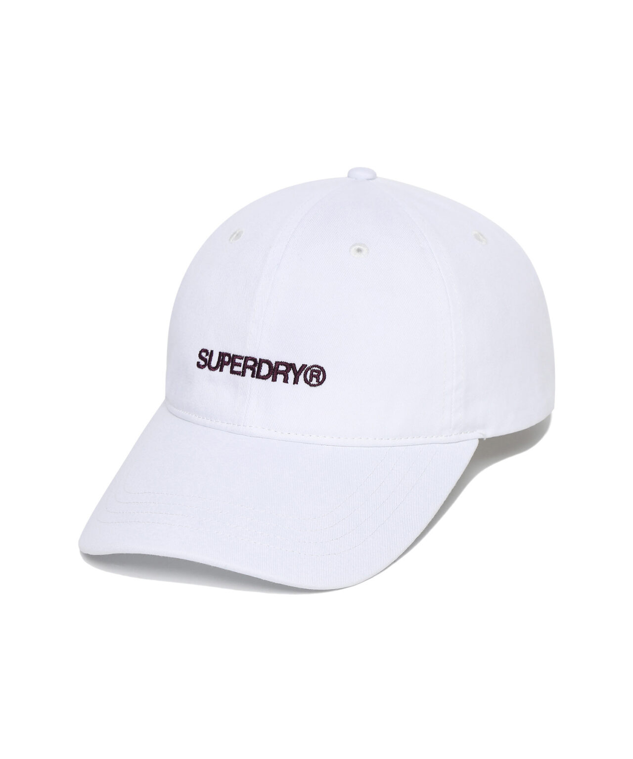 BASIC LOGO BALL CAP - WHITE - Superdry